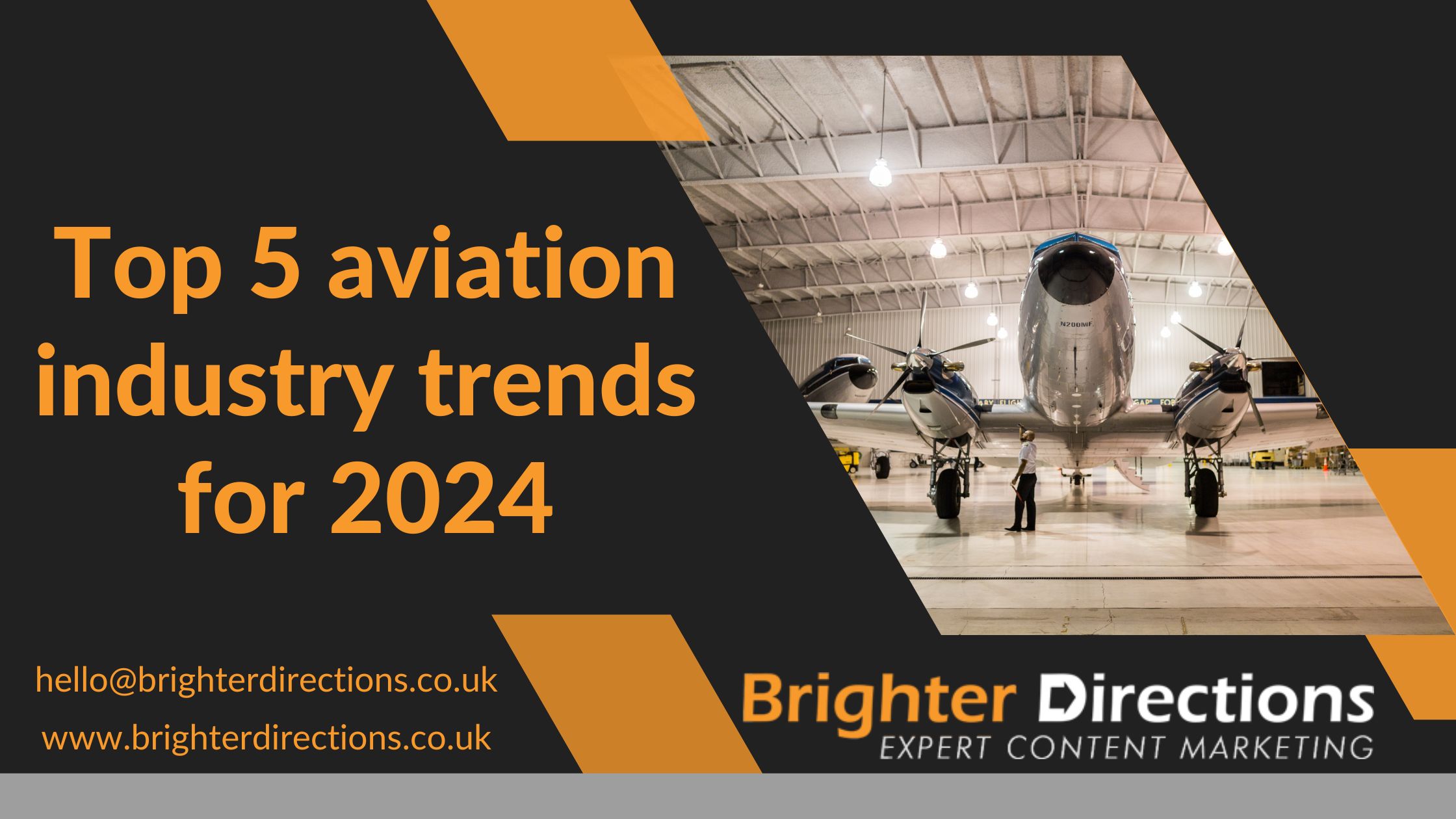 Top 5 aviation industry trends for 2024 - Brighter Directions